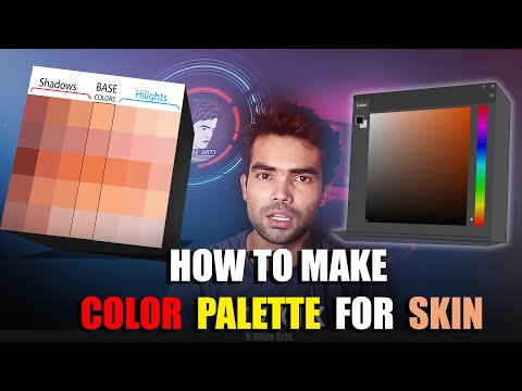 Color Palette For Skin - Choose Colors for from Bar/Wheel - Right colors For Skin - D Wide Arts