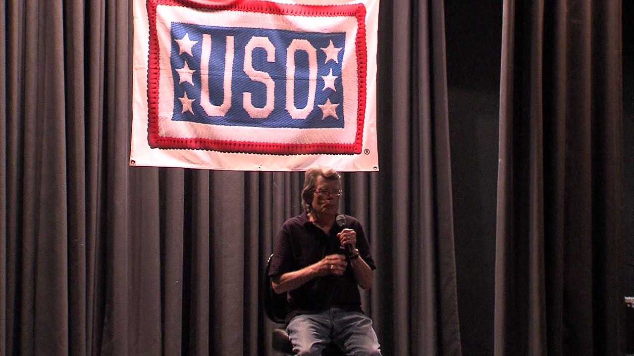 Stephen King Visits Ramstein Air Base