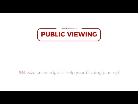 Public Viewing - John Pye Auctions | Guide to Auctions