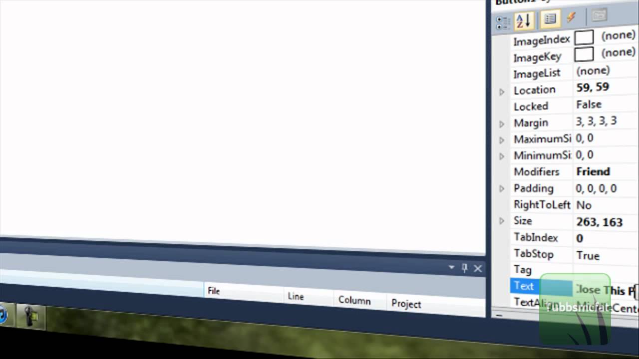 Visual Basic Series: Tutorial #2 - Closing a program