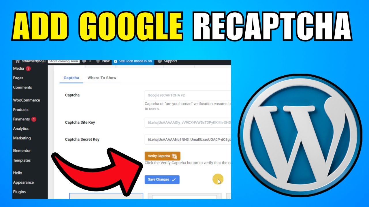 How To Easily Add Google Recaptcha To WordPress Site (2026) (Best Method)