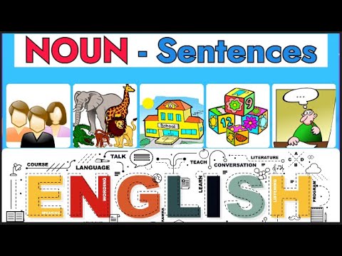 Noun Sentences and Examples II Examples of nouns Sentences in English ...