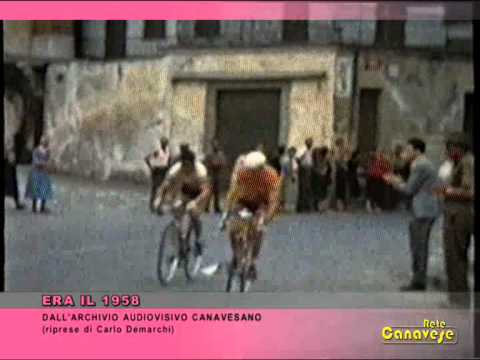 Il Giro d'Italia a Castellamonte nel 1958