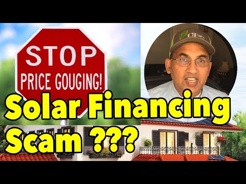 Solar Financing Scam