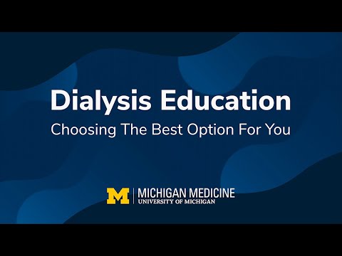 Dialysis Education - Choosing The Best Option For You