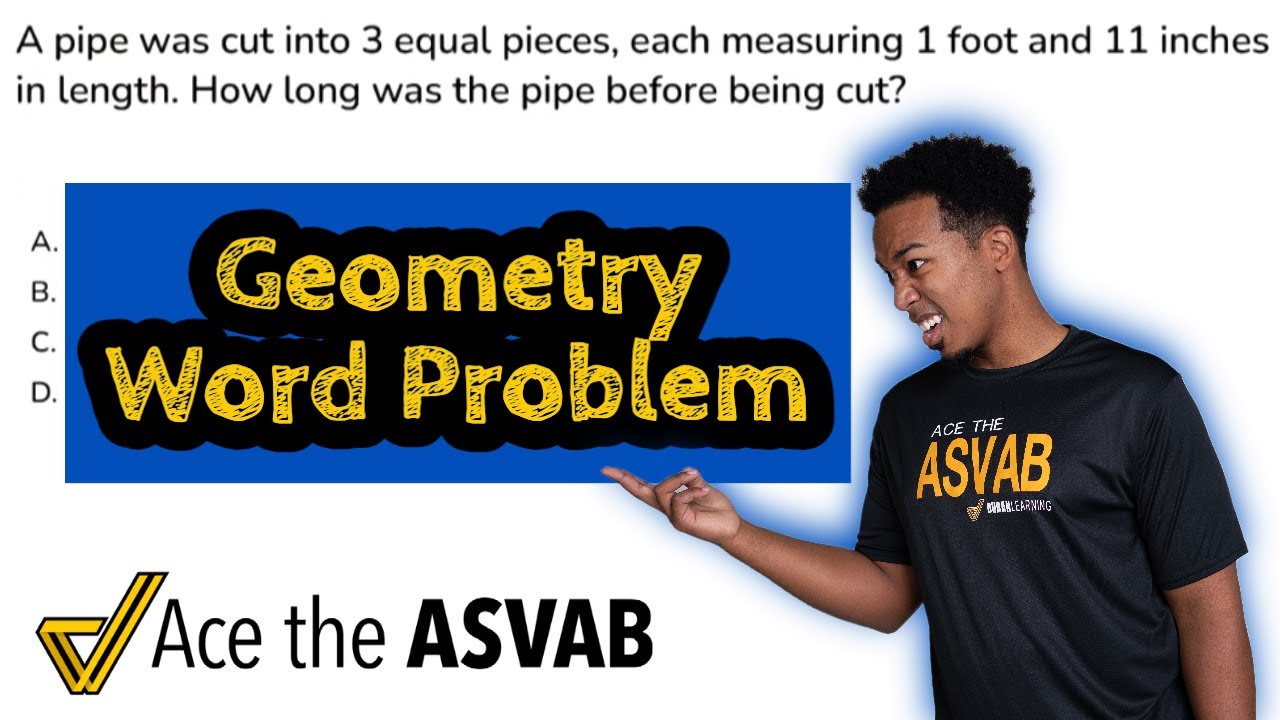 ASVAB Arithmetic Reasoning - Practice Test Question (Geometry Word Problem and Solution)