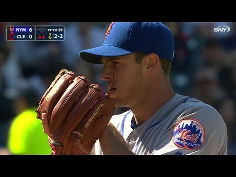 NYM@CLE: Matz fans Byrd for a career-high nine Ks