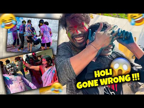 PLAYING HOLI GONE WRONG 😱