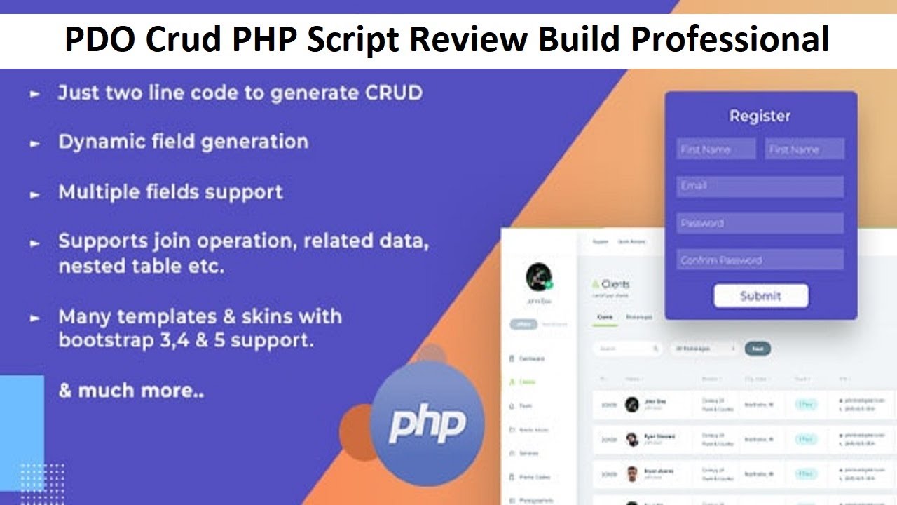 PDO Crud PHP Script Review Build Professional