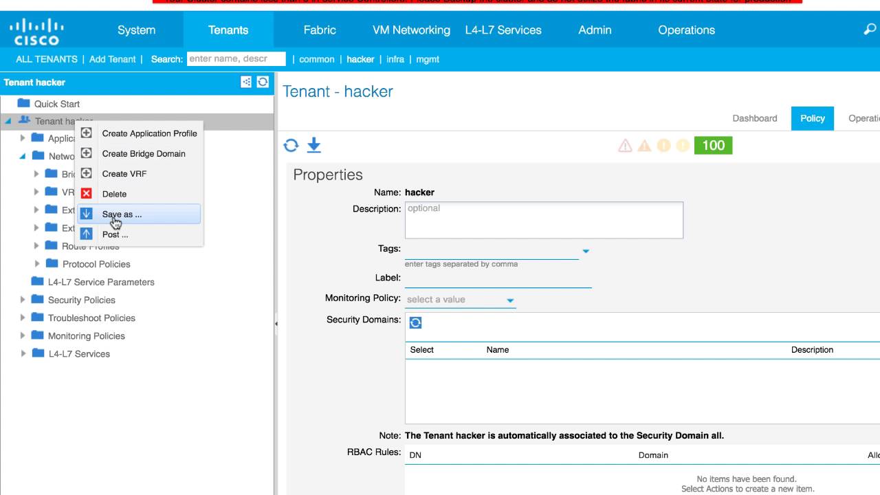 Intro to Cisco ACI Programming Series Part Four:  Using the APIC GUI as a RESTful client
