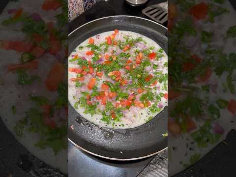 Onion Tomato Uttapam | Uttapam #shorts #youtubeshorts #short
