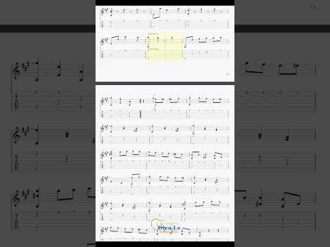 (J.K.Mertz) Tanze von Johann Strauss (Op.6, No.5) for Classical Guitar