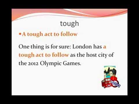 Advanced English 1b - Vocabulary - Olympic Games
