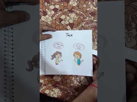 Action word book | Verb book #verb #books #tlm #craft #art #shorts #shortsfeed #reel #learning #arts