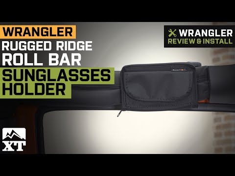 Jeep Wrangler Rugged Ridge Roll Bar Sunglass Holder (1987-2018 YJ, TJ, JK & JL) Review & Install