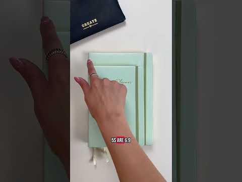 Choosing your perfect planner size? Here’s a side-by-side look at our A5 and B5 planners! Both