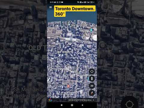 Toronto Downtown ** Bird View ** 360 Maps **