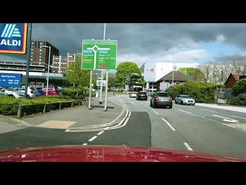 Drive Through English Countryside, From Newcastle-under-Lyme To Congleton 4K