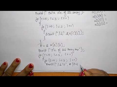 Learn pointers and 2d arrays in c - Mind Luster