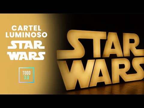 ⭐ Star wars illuminated led sign Star wars Illuminated led sign・Archivo ...