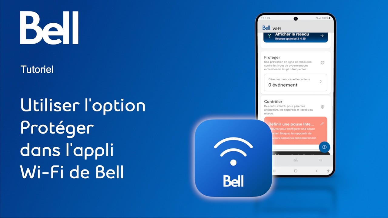 Comment utiliser l’option Protéger dans l'appli Wi-Fi de Bell