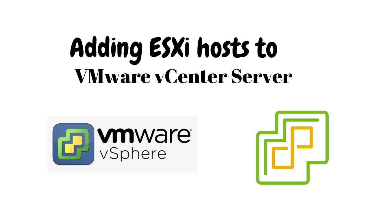 Add ESXi host to vCenter Server