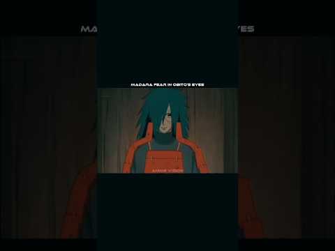 Madara Fear In Obito Eye's Reanimation Jutsu Naruto Shippuden