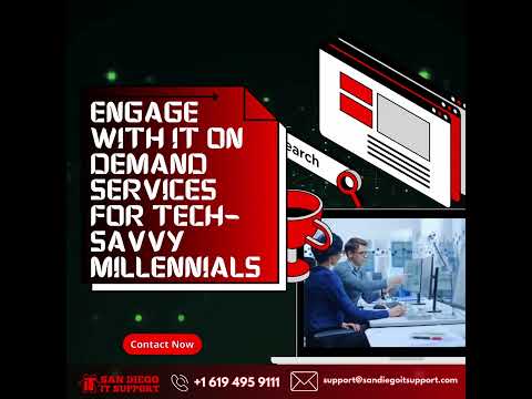 Engage With IT On Demand Services for Tech-Savvy Millennials | San Diego IT Support