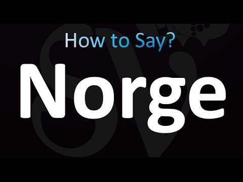 How to Pronounce Norge (correctly!)