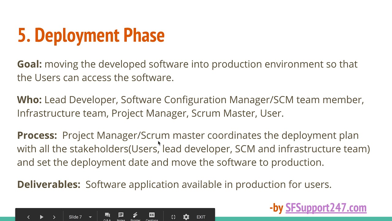 SDLC Deployment Phase | Step-by-Step Guide