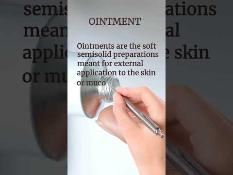 Definition of Ointment || Pharmaceutics || Medi Queries.