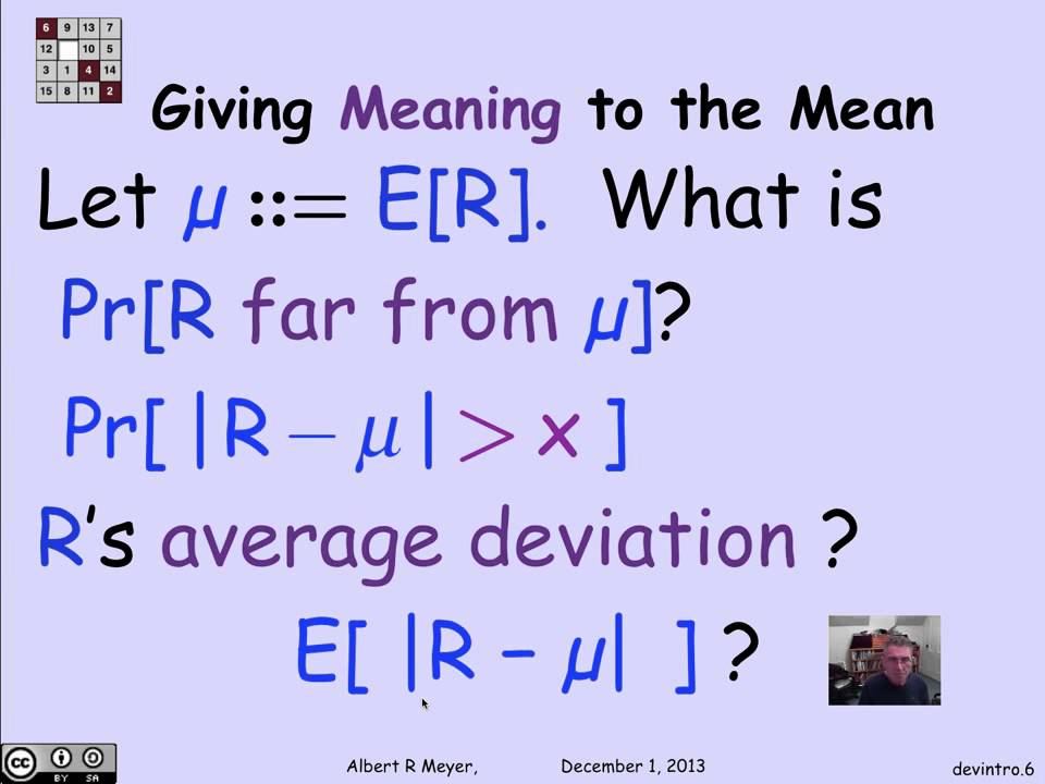 4.6.1 Deviation From The Mean: Video