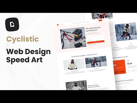 Cyclistic eCommerce Website | Figma Tutorial - Speed UI Design