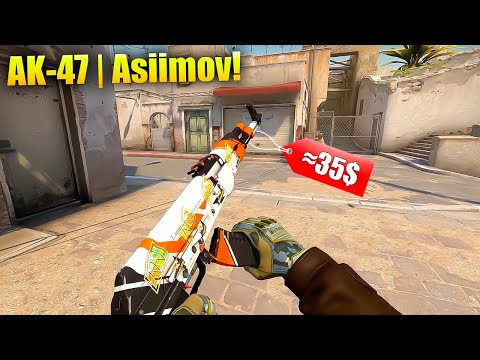 CS:GO: AK-47 | Asiimov FT /w 4x Holo Natus Vincere Stockholm 2021 Gameplay!