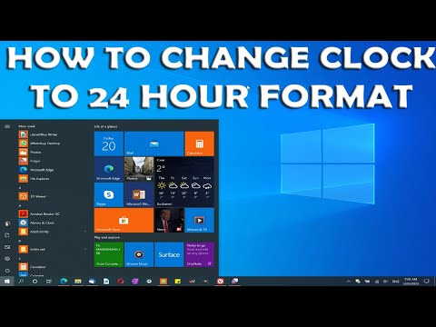 How To Change Clock to 24 Hour Format in Windows 10