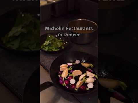 Experience one of Denver’s Michelin Guide-recognized restaurants! 🤤 🍴#denver #travel #restaurants