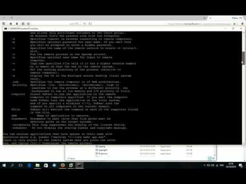 Psexe basics scripting how download and run remote cmd Session 1