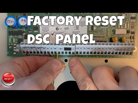 How To Factory Default a DSC Alarm Panel PC1832 - PC1616 - PC1864 - PC1128