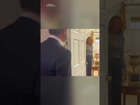 JD Vance enters Oval Office for the first time