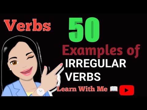 What is Irregular verb | 50 Examples of Irregular verb | Infinite verbs in Tamil.