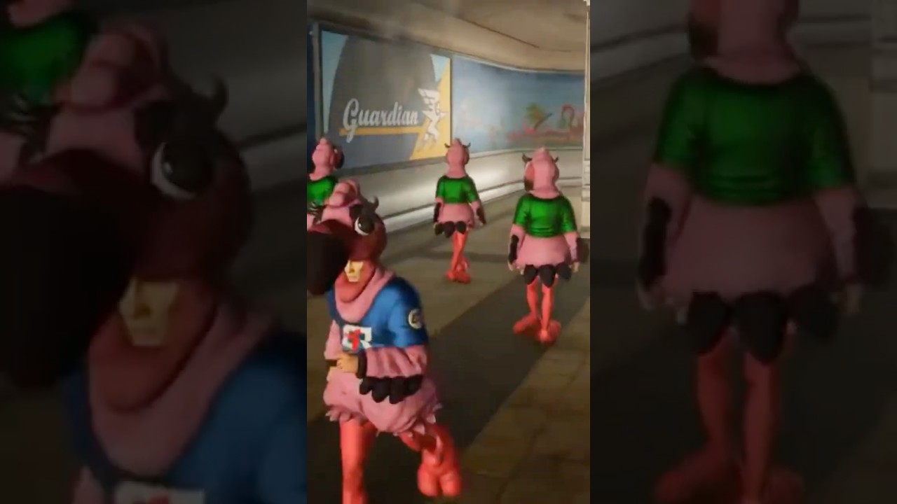 Did you know about this pink army Easter egg in HITMAN 3#hitman #videogames #gaming