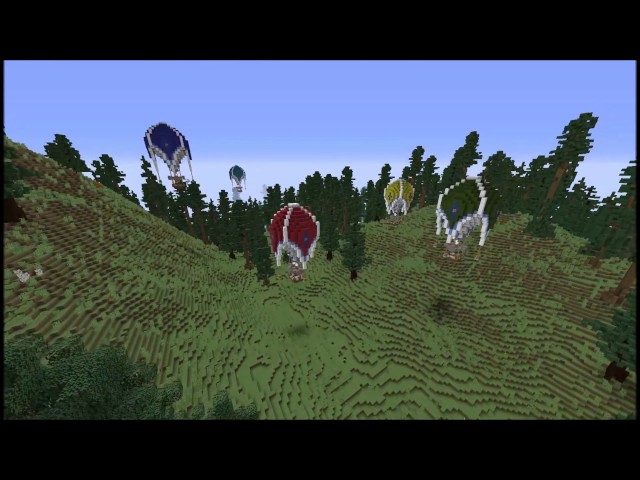 [CINEMATIC]Custom realistic terrain-Scandinavian hills Minecraft Map