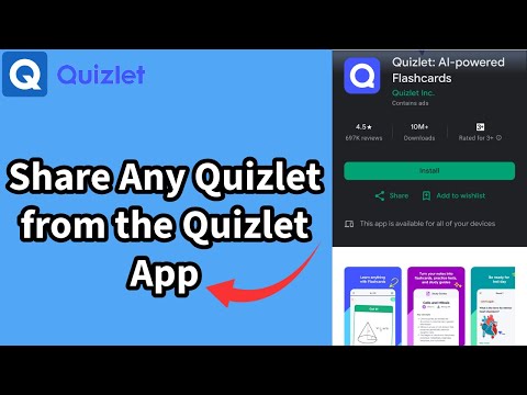 How to Share Any Quizlet from the Quizlet App? Send Quizlet Study Sets to Others on Android 2024