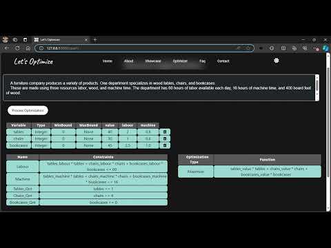 Let's Optimize - Backdrop Build