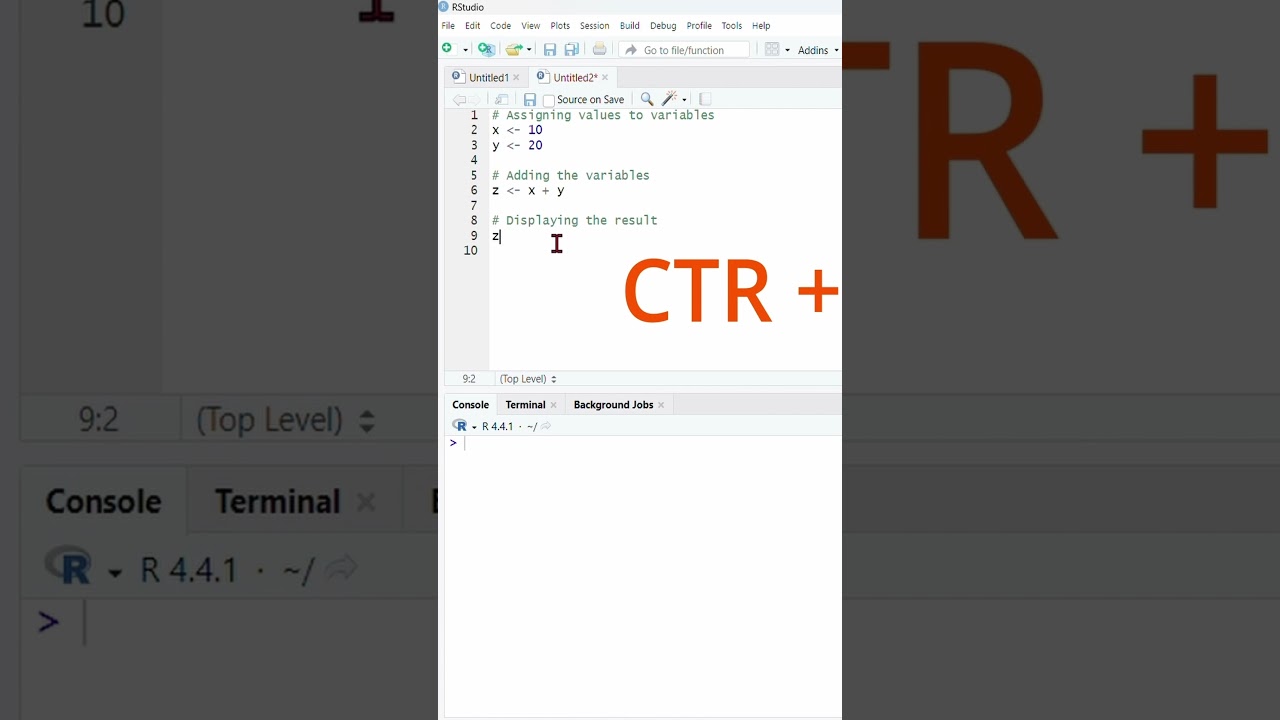 🚀 How to Run Code in R Studio Like a Pro! 💻✨ #education #learning #programminglanguage #rstudio