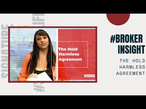Broker Insight | The Hold Harmless Agreement