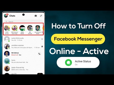 How To Turn Off Facebook Messenger Online Active Status