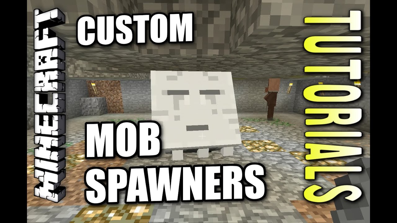 Minecraft PS4 - CUSTOM MOB SPAWNERS - How To - Tutorial ( PS3 / XBOX )