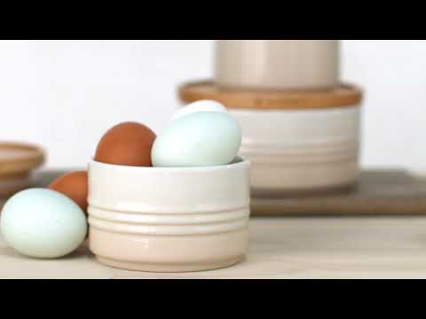 Meringue Canisters by Le Creuset