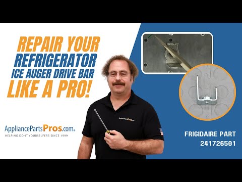 How To Replace: Frigidaire/Electrolux Refrigerator Ice Auger Drive Bar 241726501